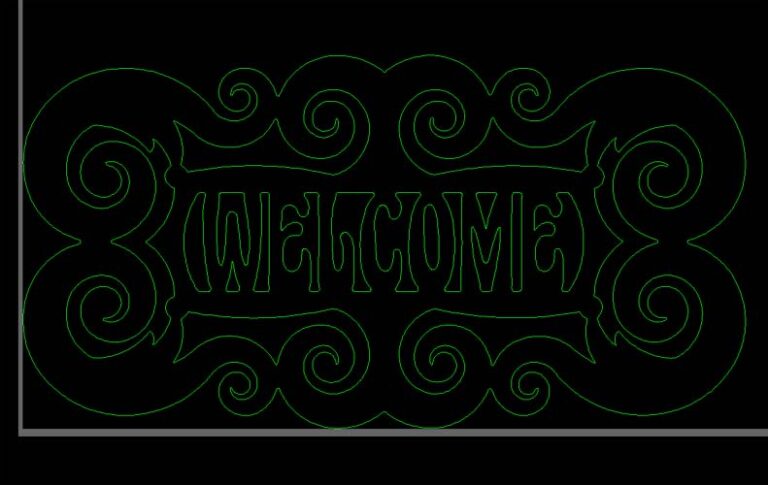 Sample Sign DXF File – RedPup Productions